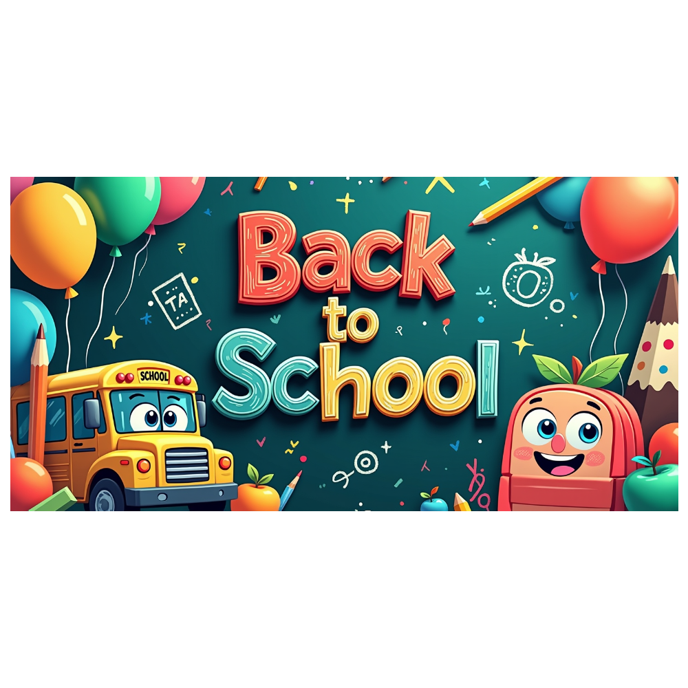 LUUFILx Back to School Banner Customizable Graduation Party Supplies ...