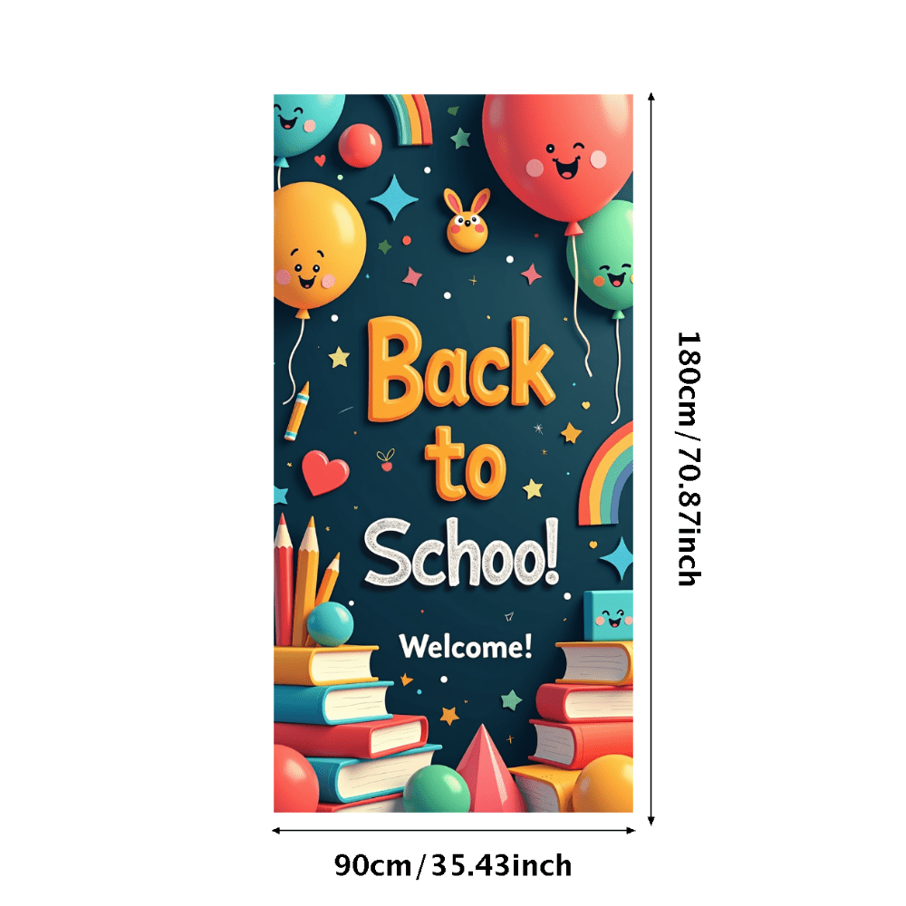 LUUFILx Back to School Banner Customizable Graduation Party Supplies ...