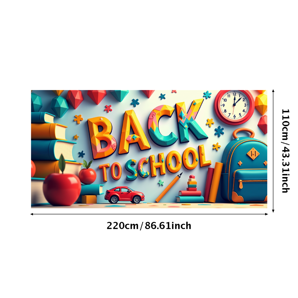 LUUFILx Back to School Banner Customizable Graduation Party Supplies ...