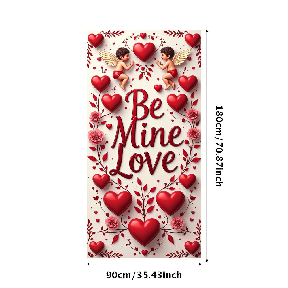 LUUFILx Be Mine Love Banner Valentines Day Decorations Romantic ...