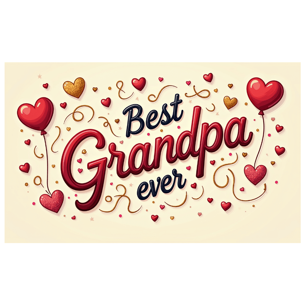 LUUFILx Best Grandpa Ever Backdrop Banner Grandfather Day Party ...