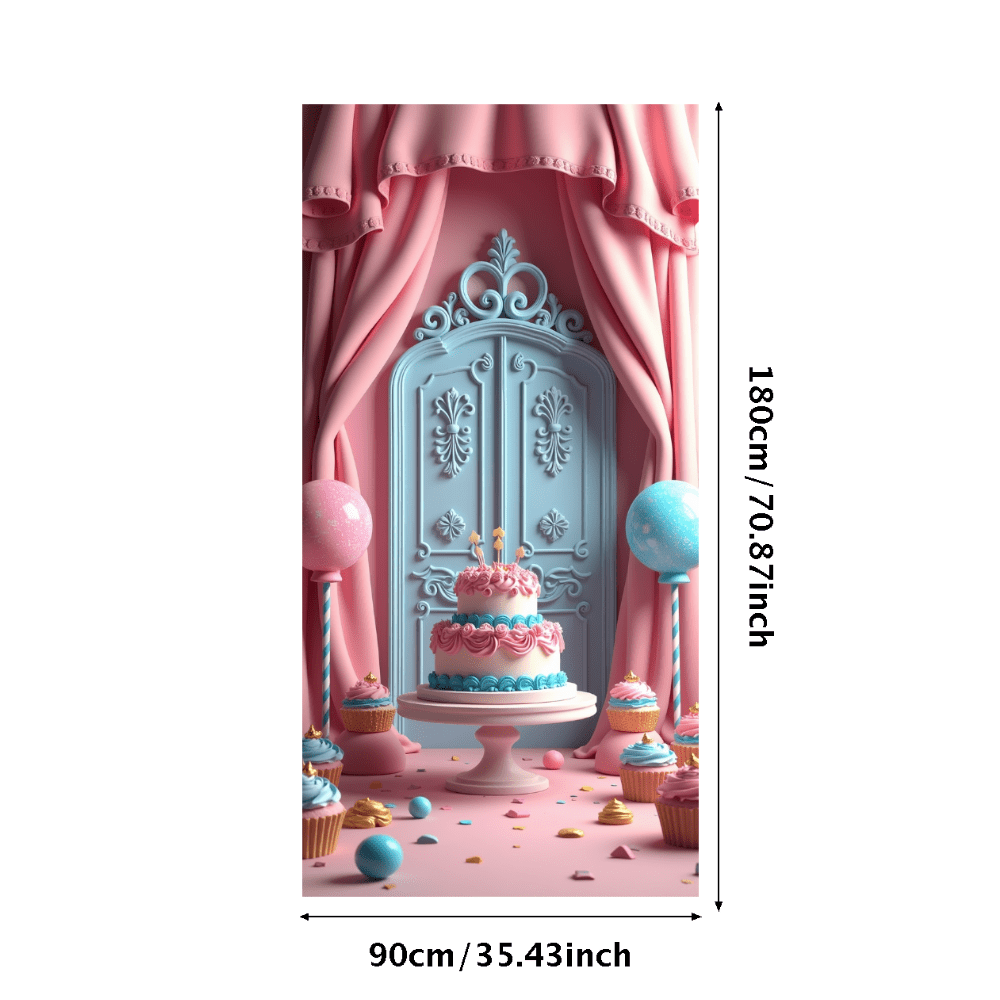 LUUFILx Birthday Cake Backdrop Photography Props Party Decorations ...