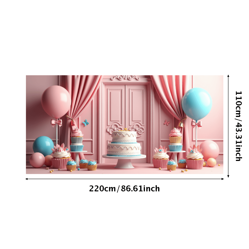LUUFILx Birthday Cake Backdrop Photography Props Party Decorations ...