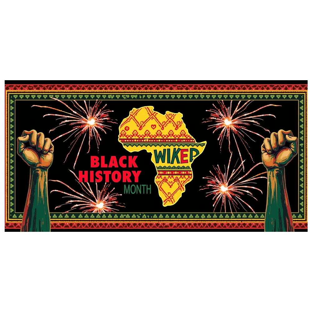 LUUFILx Black History Month Banner African Map Theme Backdrop Decor ...
