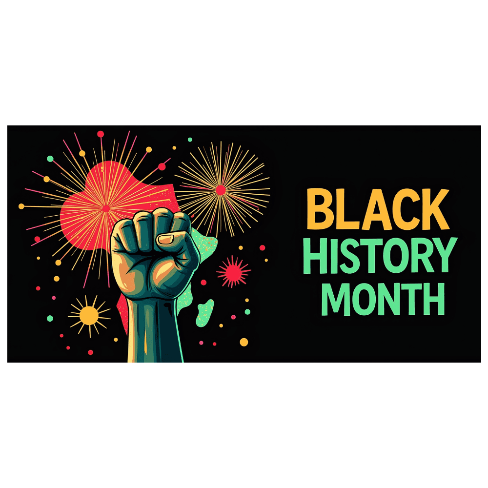 LUUFILx Black History Month Celebration Banner Backdrop for Events ...