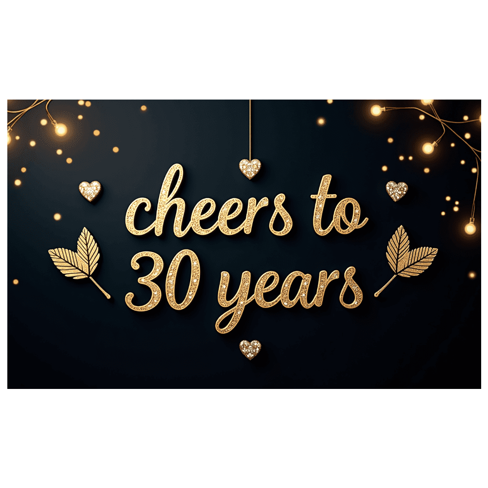 LUUFILx Cheers to 30 Years Banner Party Decorations Backdrop Background ...