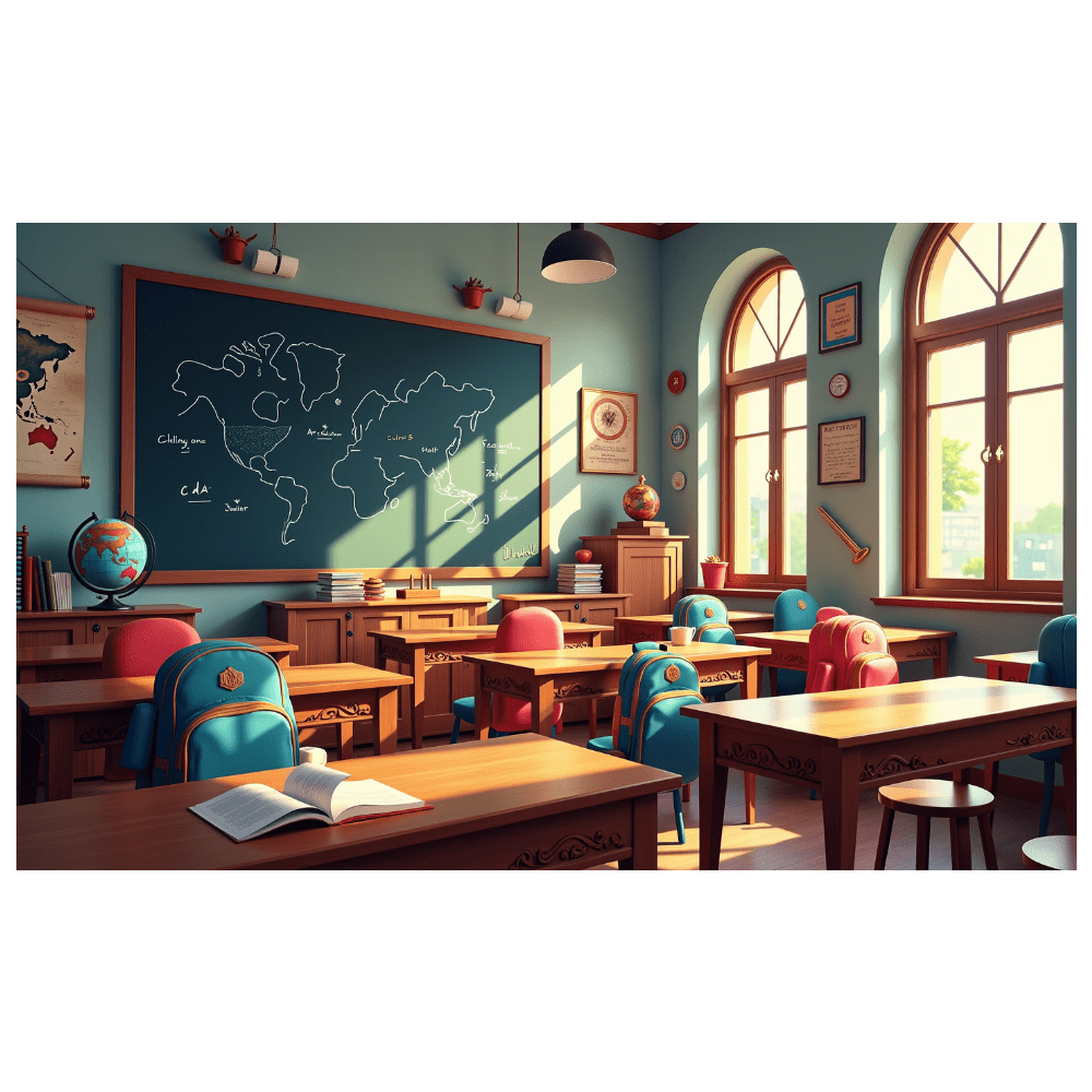 LUUFILx Classroom Educational Banner School Supplies Backdrop Kids ...