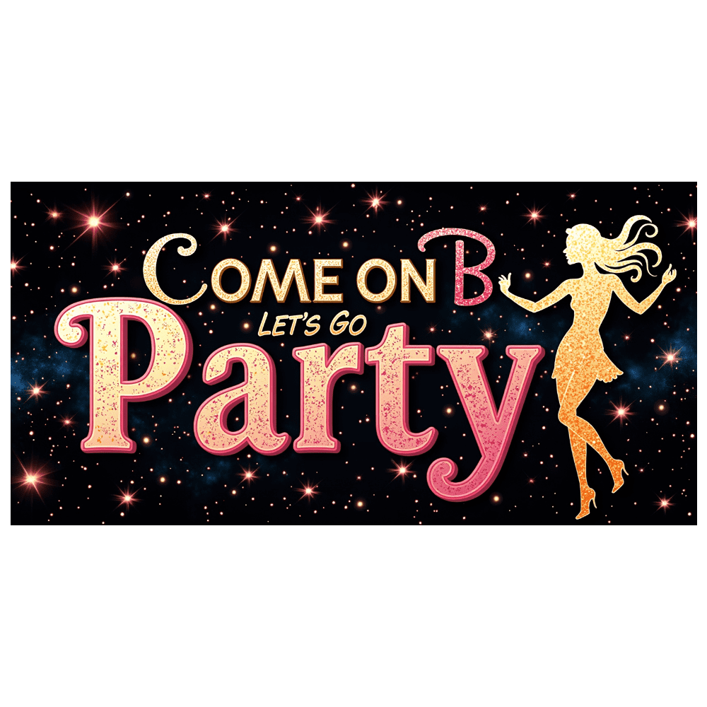 LUUFILx Come on Lets Go Party Backdrop Stars Background Banner for ...
