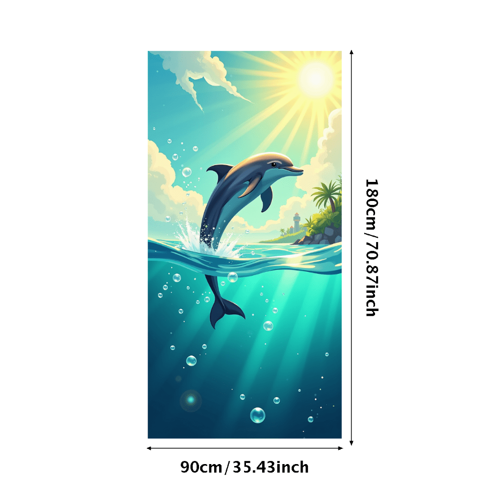 LUUFILx Dolphin Ocean Banner Backdrop for Kids Party Supplies ...