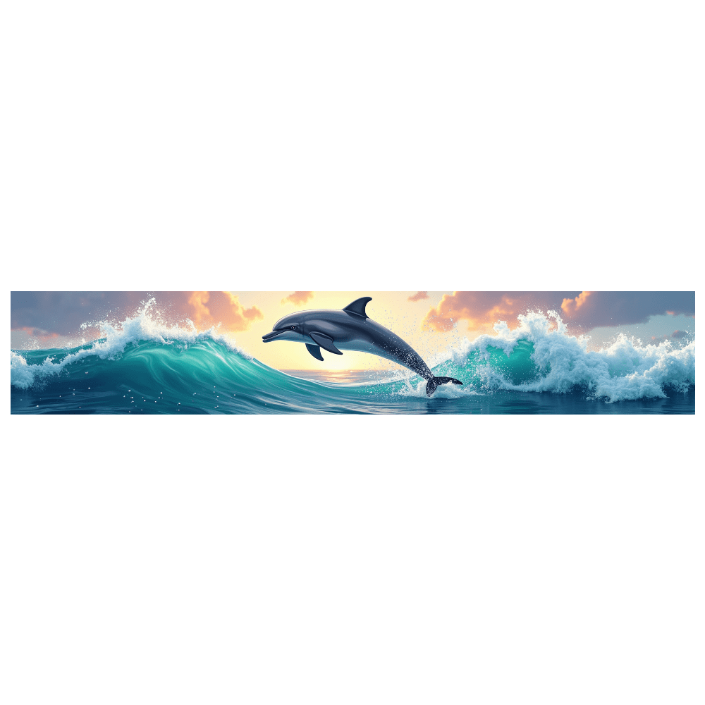 LUUFILx Dolphin Ocean Wave Backdrop Banner Mural for Beach Wedding ...
