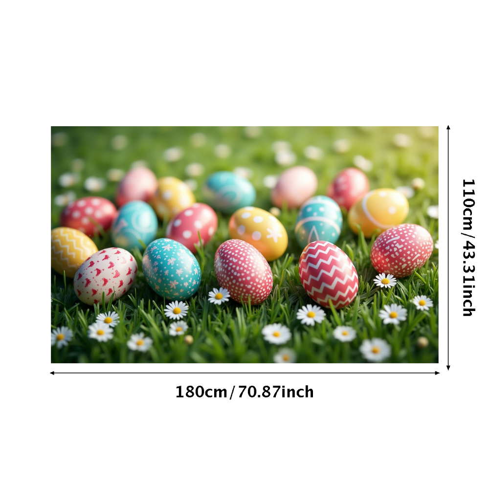 LUUFILx Easter Celebration Egg Hunt Banner Backdrop Spring Decoration ...