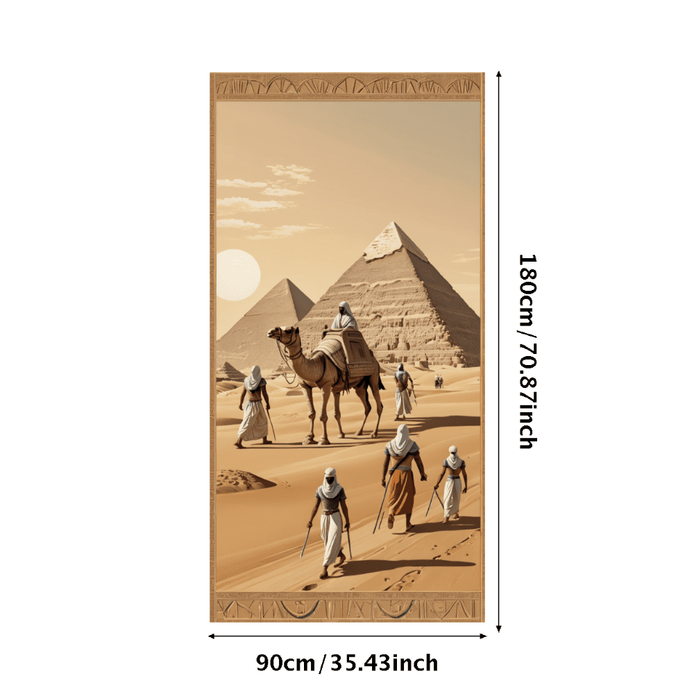 LUUFILx Egyptian Themed Desert Pyramid Scene Backdrop Banner Party ...
