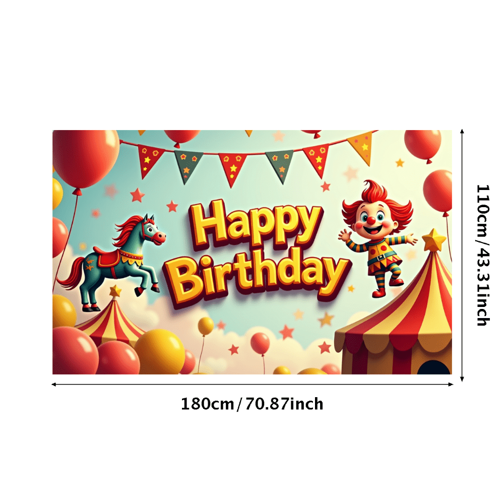 LUUFILx Fairy Birthday Party Backdrop Enchanted Happy Birthday Banner ...