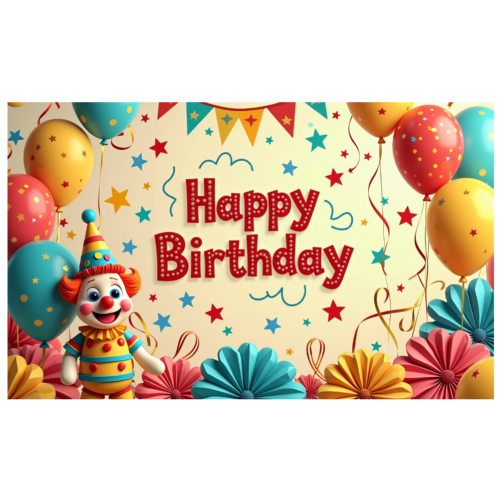 LUUFILx Fairy Birthday Party Backdrop Enchanted Happy Birthday Banner ...