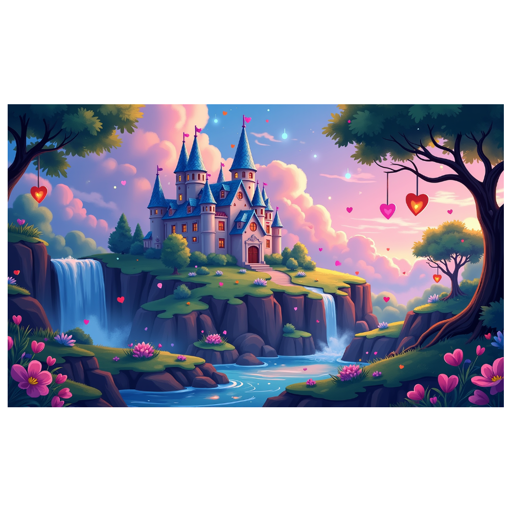 LUUFILx Fantasy Castle Backdrop Banner for Events and Decorations ...
