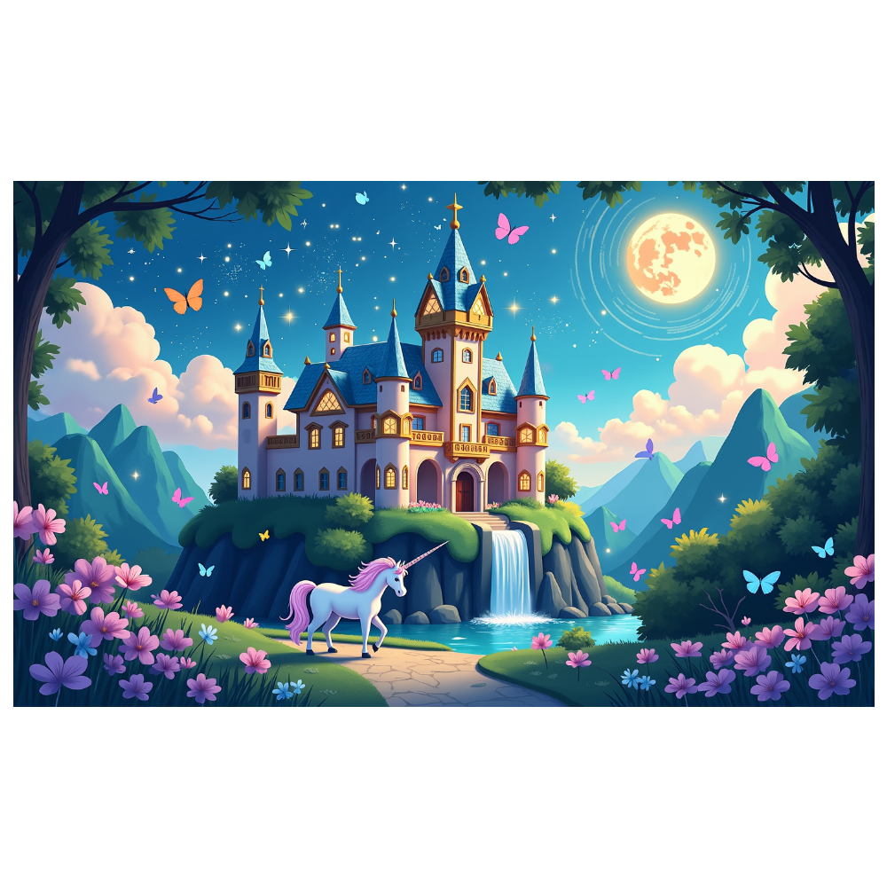 LUUFILx Fantasy Castle Backdrop Banner for Events and Decorations ...
