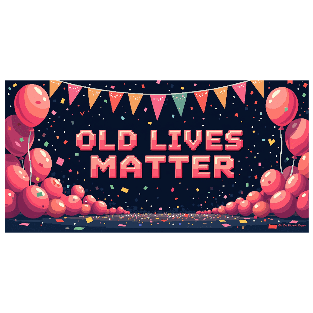 LUUFILx Festive Party Banner with Balloon and Confetti Elements Old ...