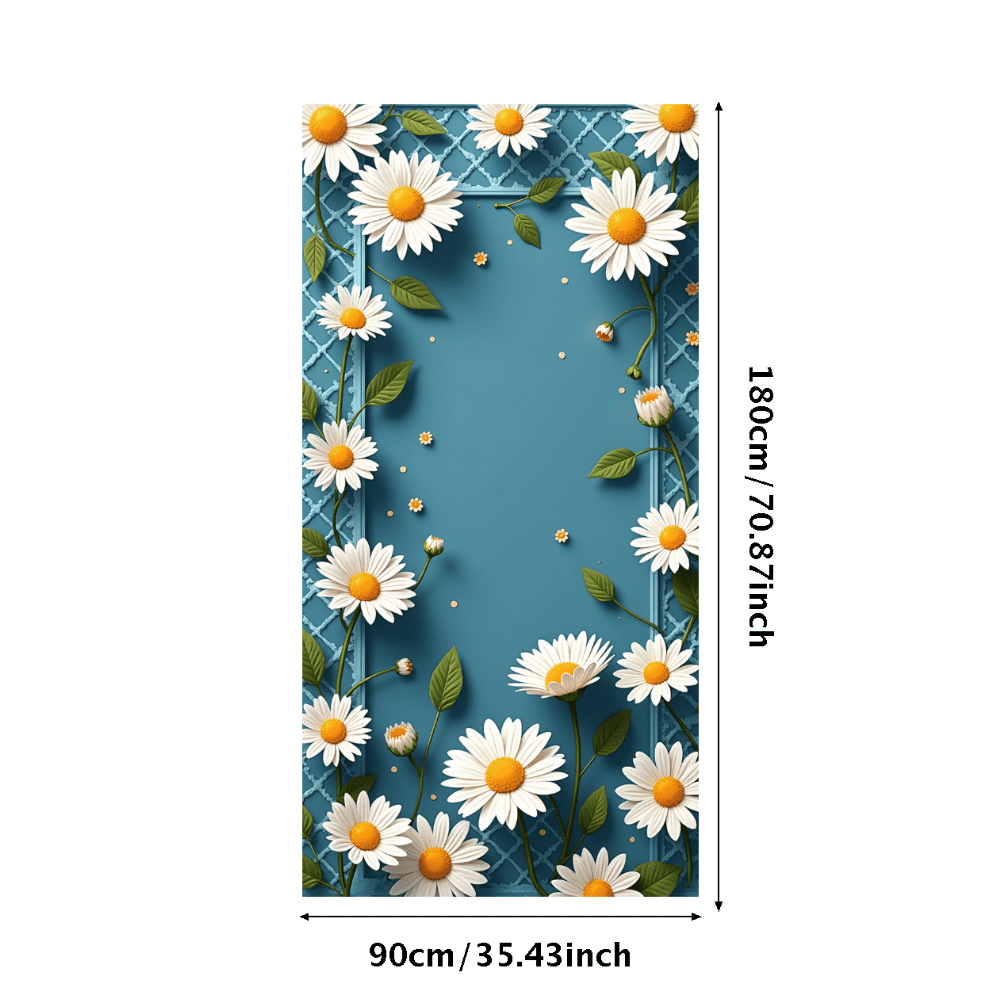LUUFILx Floral Daisy Backdrop Banner for Party Supplies Wedding ...