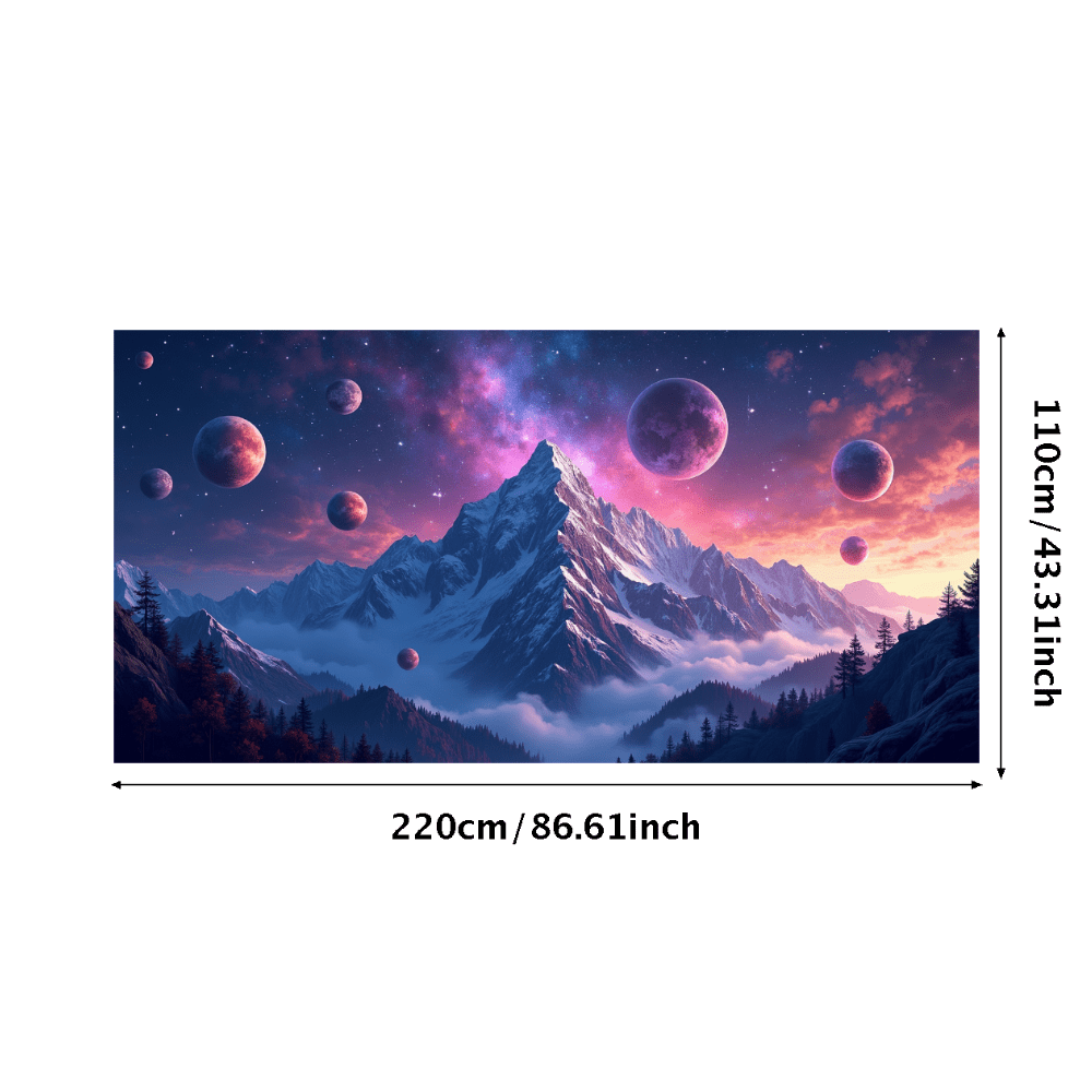 LUUFILx Galaxy Space Banner Backdrop Cosmic Universe Birthday Party ...
