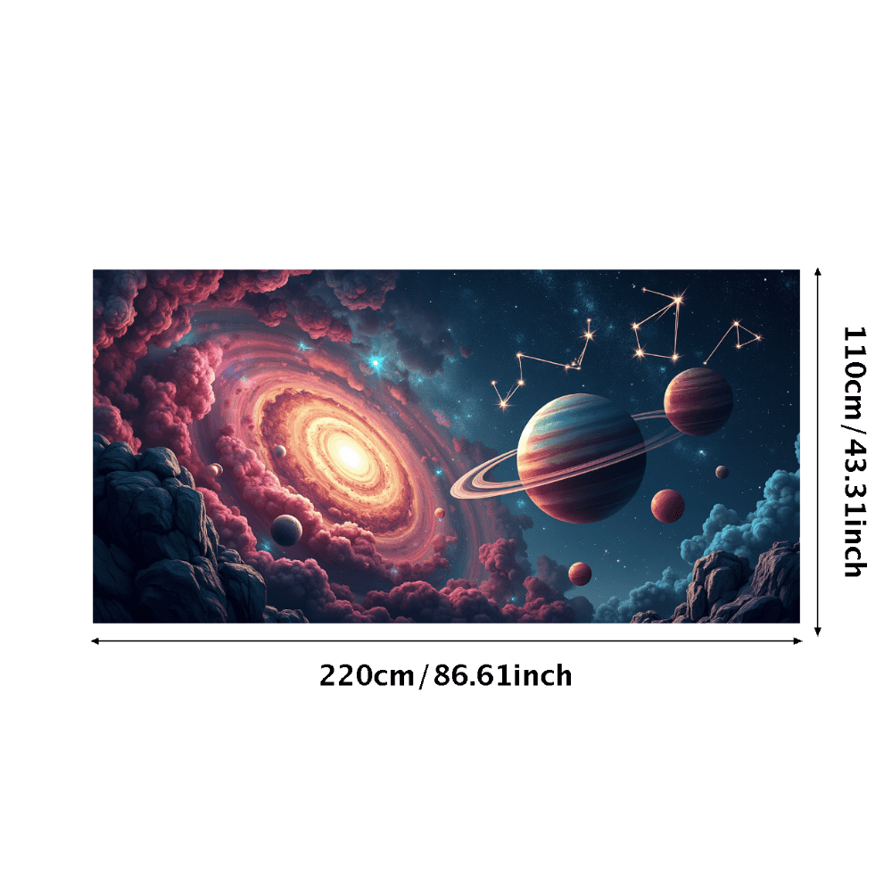 LUUFILx Galaxy Space Banner Backdrop Cosmic Universe Birthday Party ...