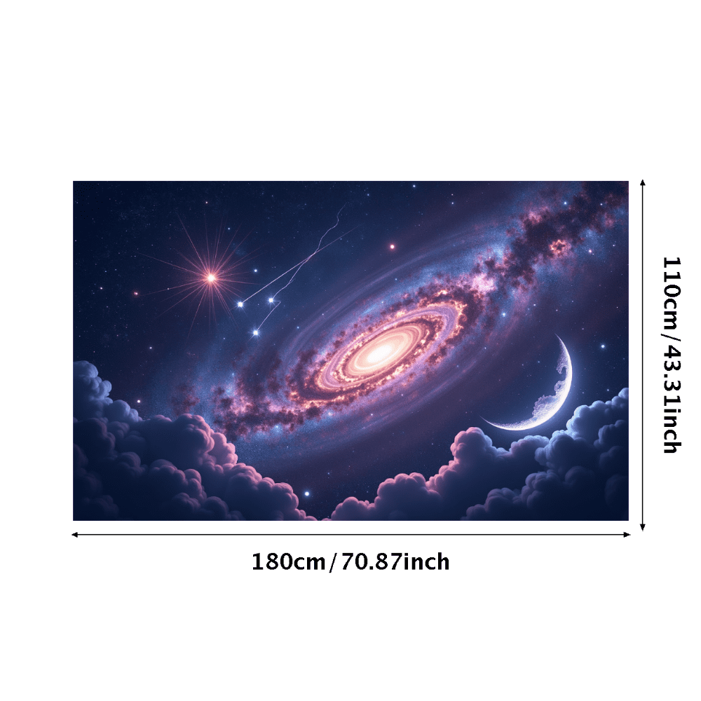 LUUFILx Galaxy Space Banner Backdrop Cosmic Universe Birthday Party ...