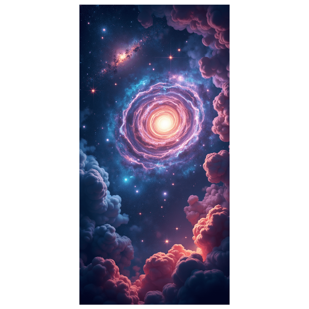 LUUFILx Galaxy Spiral Backdrop Space Sky Photography Prop Cosmic Scene ...