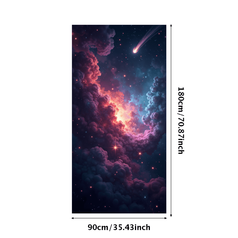 LUUFILx Galaxy Themed Backdrop Banner Cosmic Cloud Starry Space ...