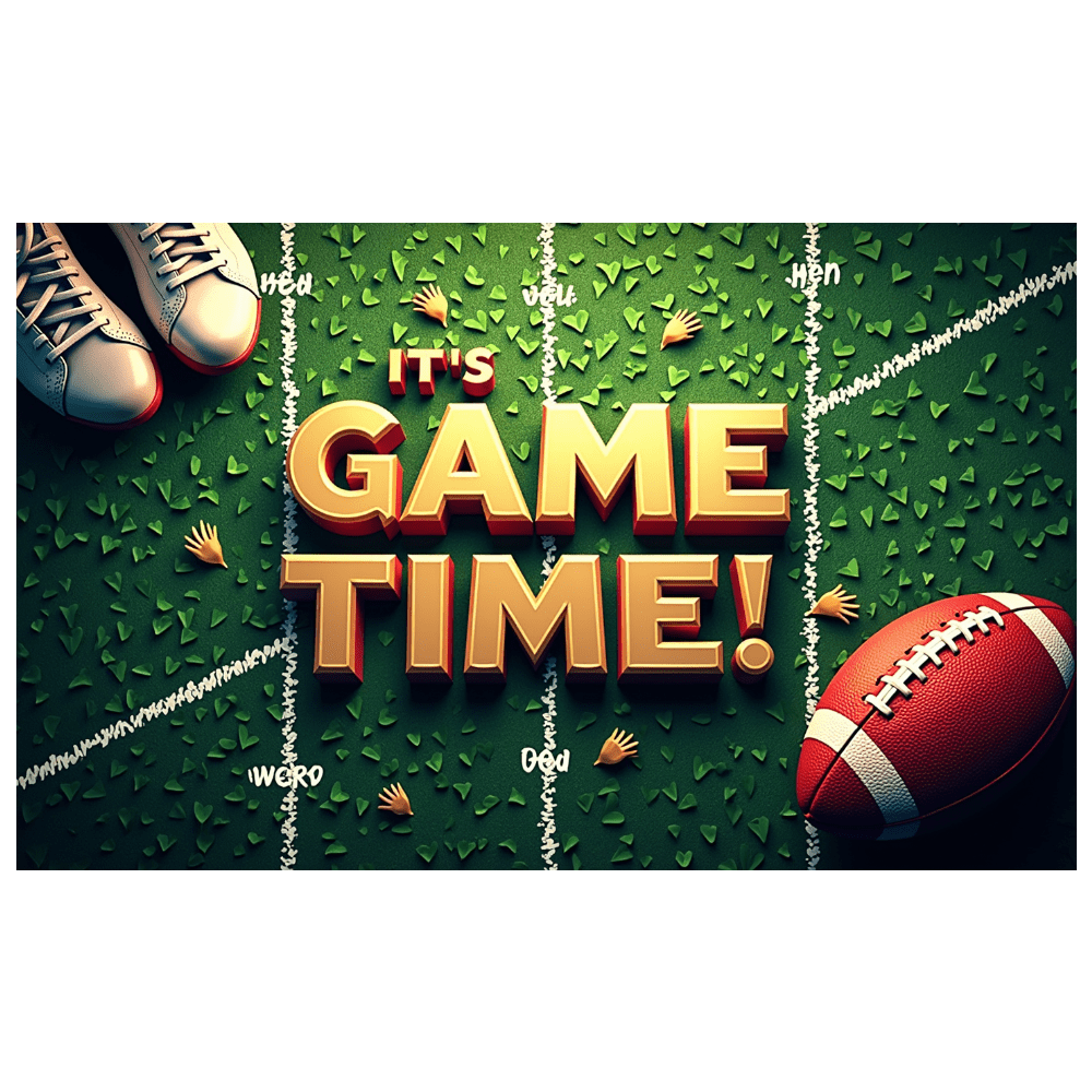 LUUFILx Game Day Party Backdrop Banner for Sports Events and ...