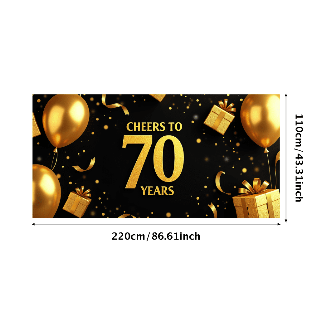 LUUFILx Golden Anniversary Celebration Banner Backdrop for Milestone ...