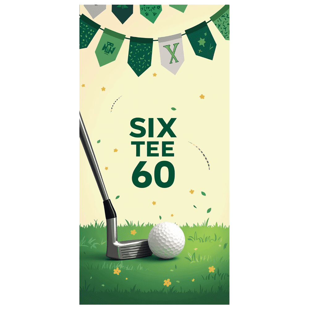LUUFILx Golf Themed Triangular Banner Decorations Background Backdrop ...
