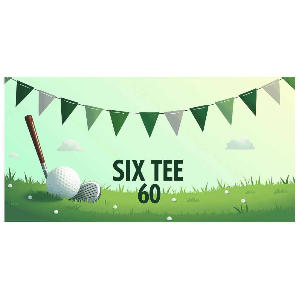 LUUFILx Golf Themed Triangular Pennant Banner Backdrop Background for ...