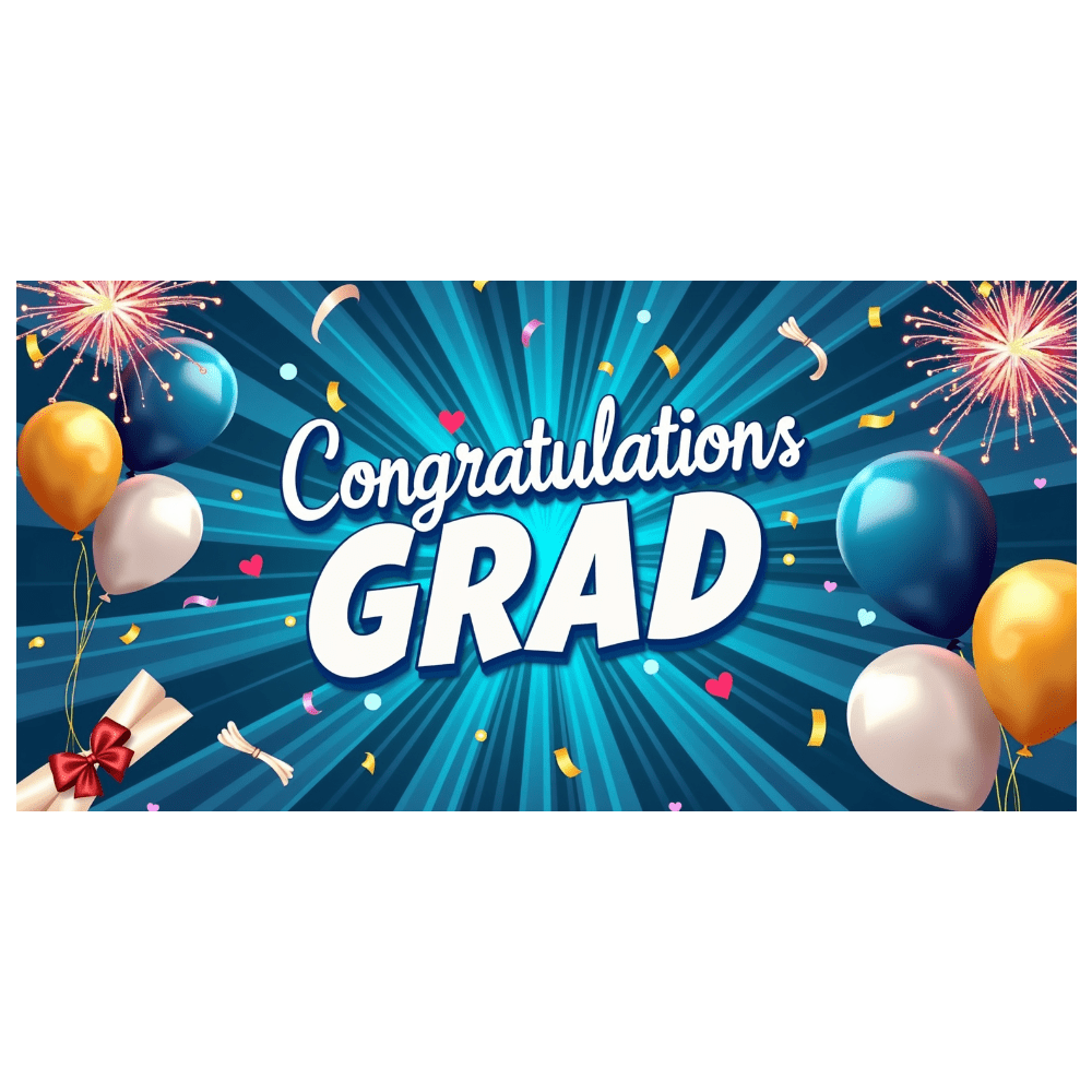 LUUFILx Graduation Party Decorations Graduation Banner with Balloons ...