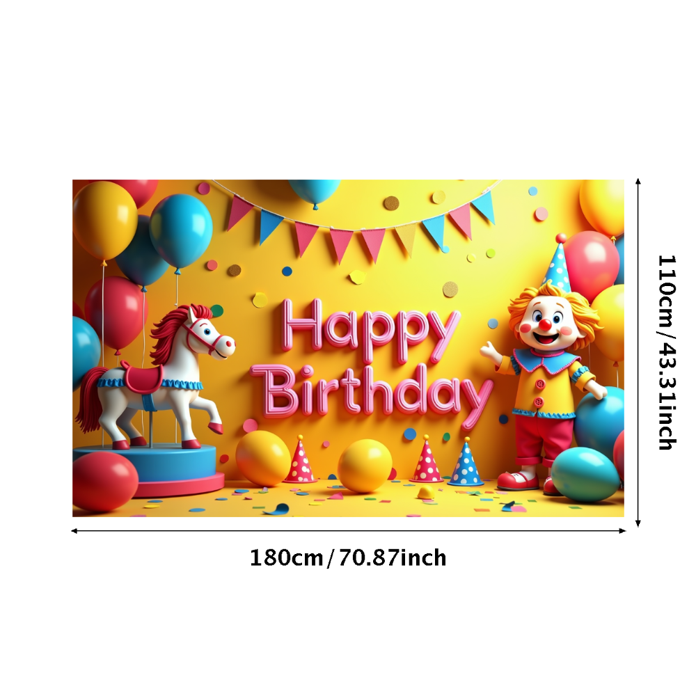 LUUFILx Happy Birthday Backdrop Snowy Castle Scene for Photography ...