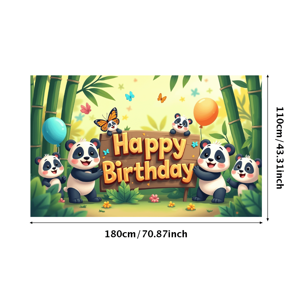 LUUFILx Happy Birthday Banner Colorful Party Backdrop Background ...