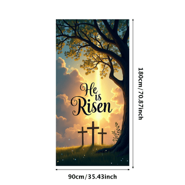 7 x 5 ft Easter Jesus Backdrop Spring Christian Cross Lily Jesus ...