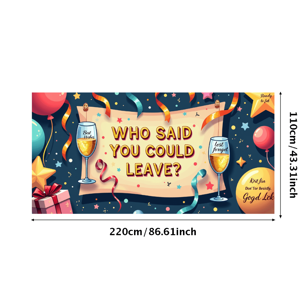 LUUFILx Metallic Lettering Banner with Peace Sign Decor Party ...