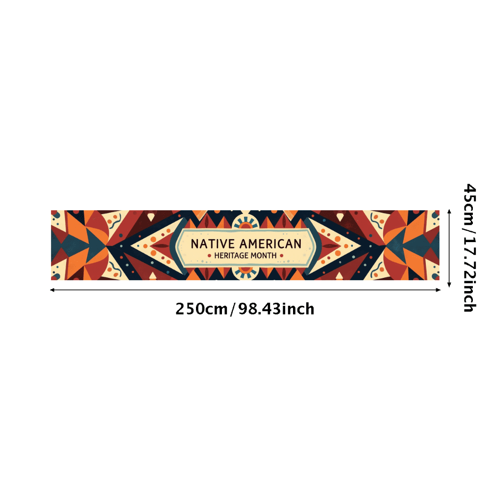 LUUFILx Native American Month Celebration Banner Feather Design ...