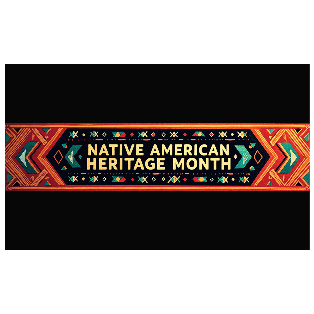 LUUFILx Native American Month Celebration Banner Feather Design ...