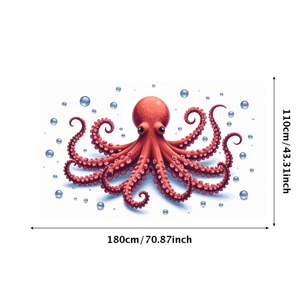 LUUFILx Octopus Ocean Party Kids Splash Pad Decoration Backdrop ...