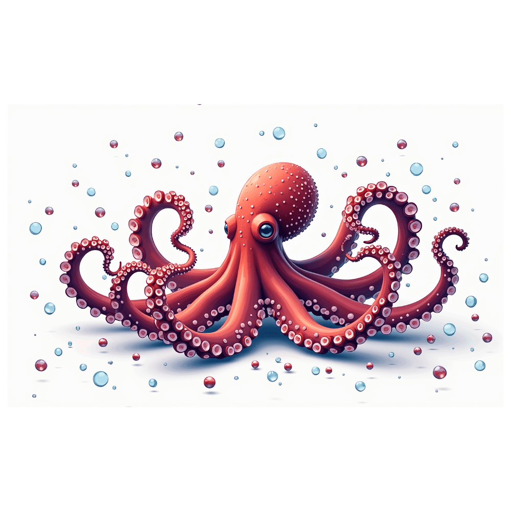 LUUFILx Octopus Party Backdrop Underwater Birthday Decoration Nautical ...