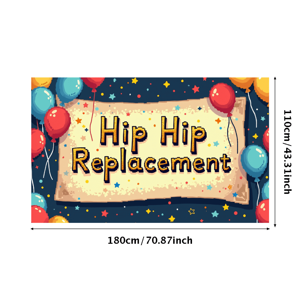 LUUFILx Retro Pixel Style Hip Hip Banner, Party Background Decor, Ideal ...