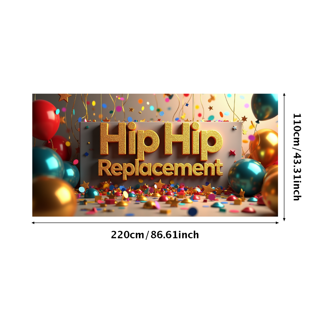 LUUFILx Retro Pixel Style Hip Hip Banner Party Background Decorations ...