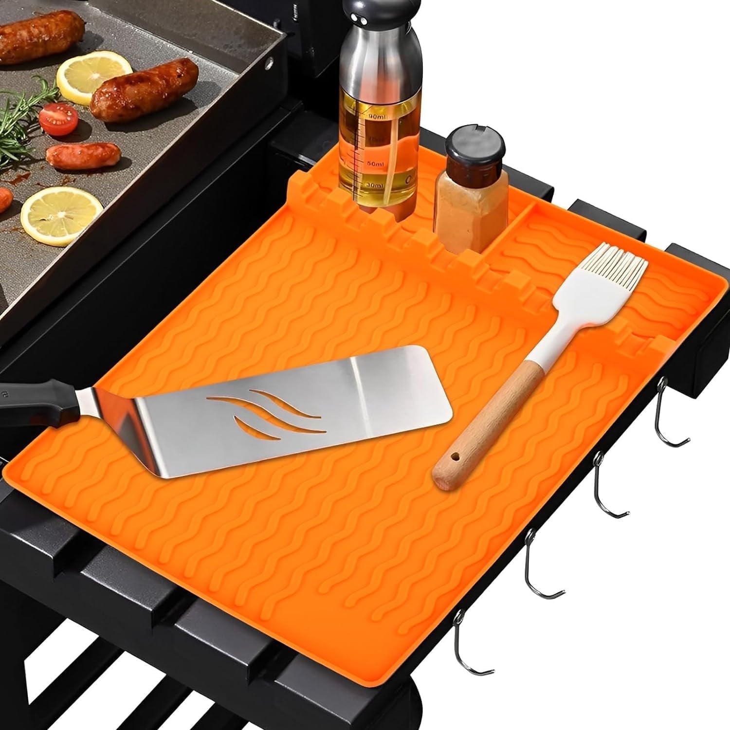 LUUFILx Silicone Griddle Tools Mat for Blackstone, Large Silicone ...