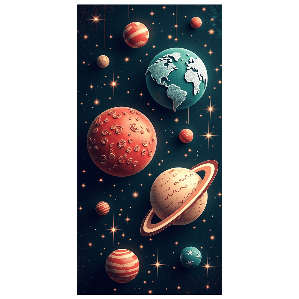 LUUFILx Solar System Planets Banner Educational Space Theme Backdrop ...
