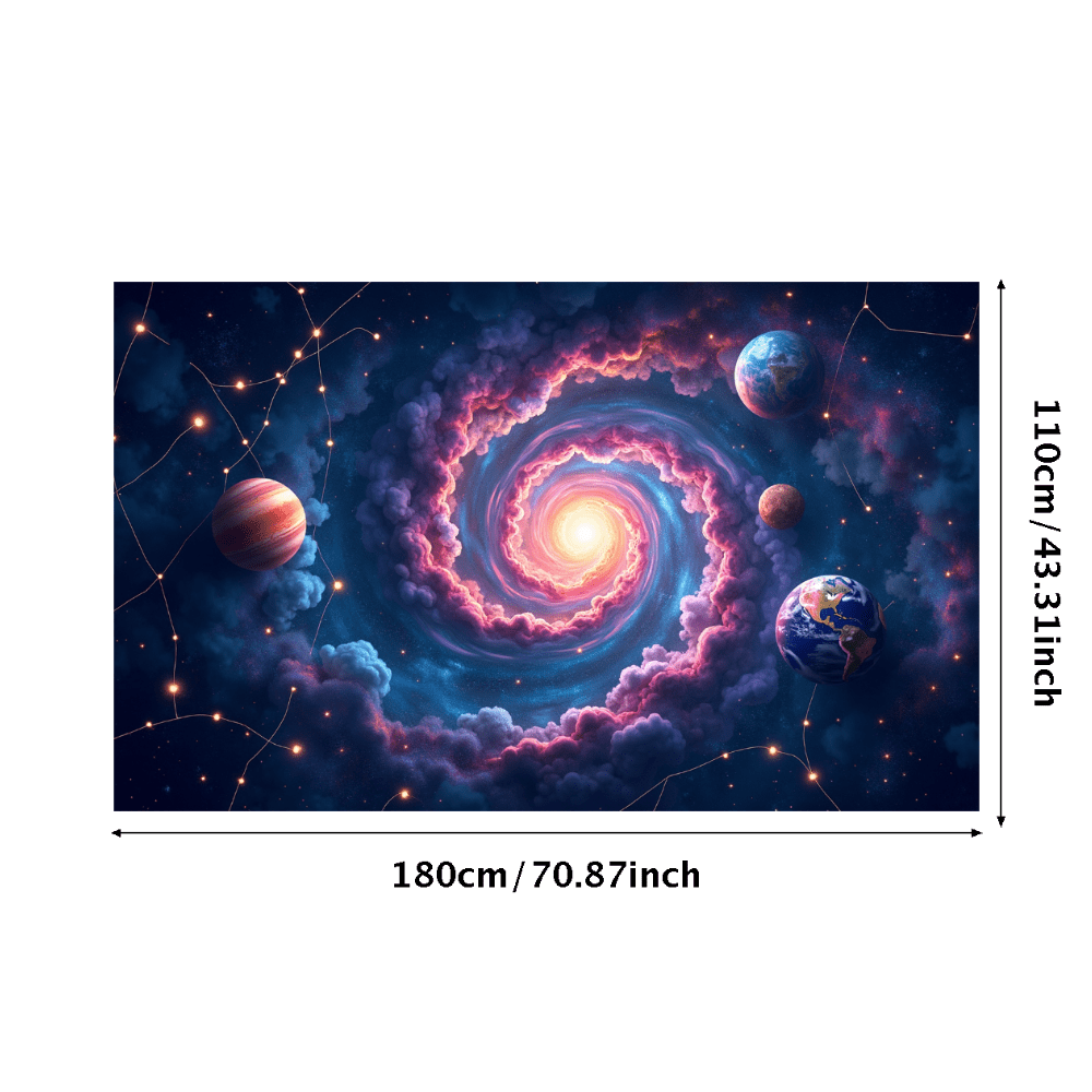 LUUFILx Space Galaxy Astronaut Backdrop Banner for Outer Space Party ...