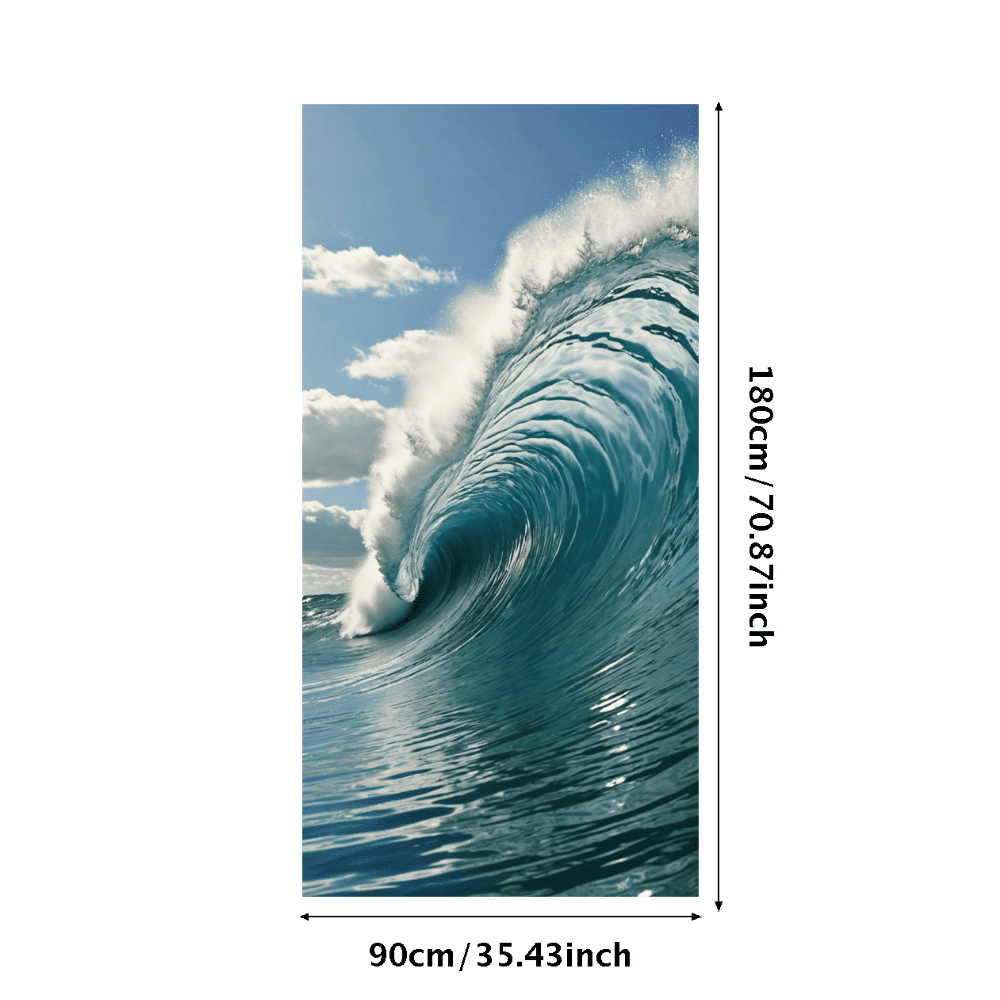 LUUFILx Stunning Ocean Wave Background Backdrop Banner Party ...