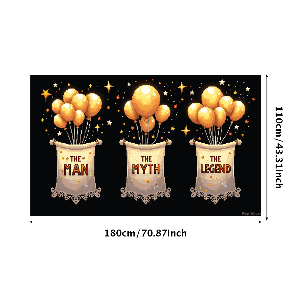 LUUFILx Themed Party Decorative Scroll Banners with Golden Stars ...
