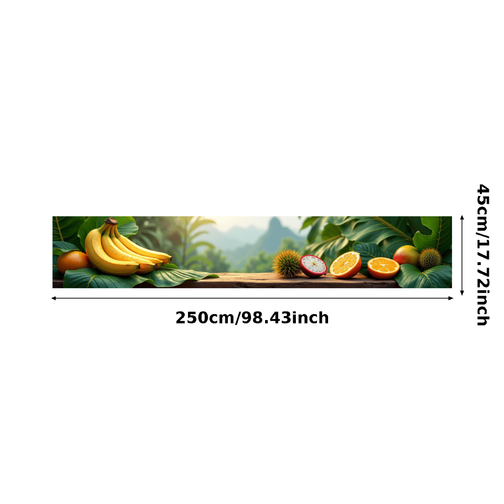 LUUFILx Vibrant Fruit Themed Backdrop Banner Decorative Background for ...