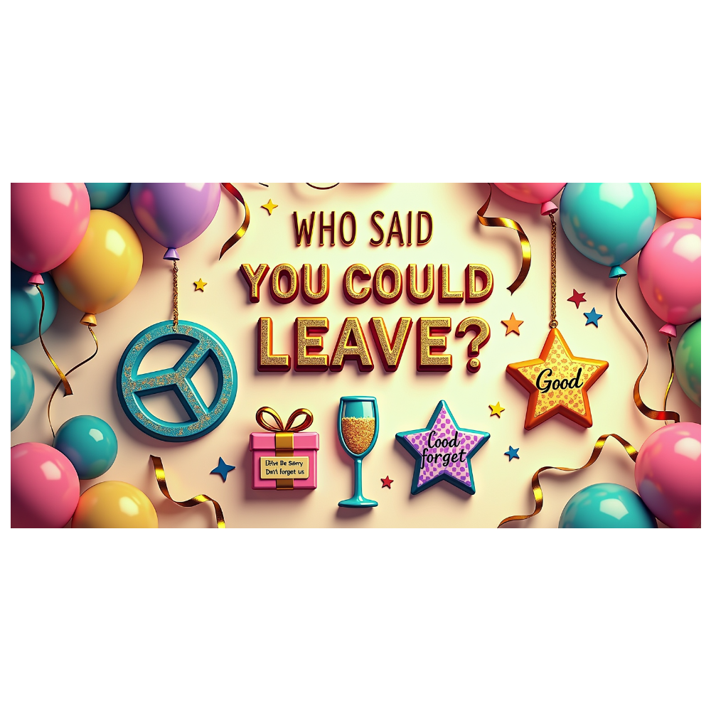 LUUFILx Vibrant Party Background Banner with Peace Symbol Golden Star ...