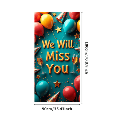 Decorative Design Farewell Banner Balloon Decoration Goodbye Party ...